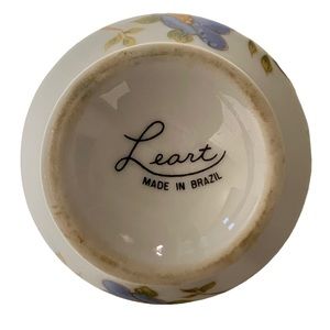 Vintage | Other | Vintage Leart Porcelain Blue Floral Bud Vase Made In ...